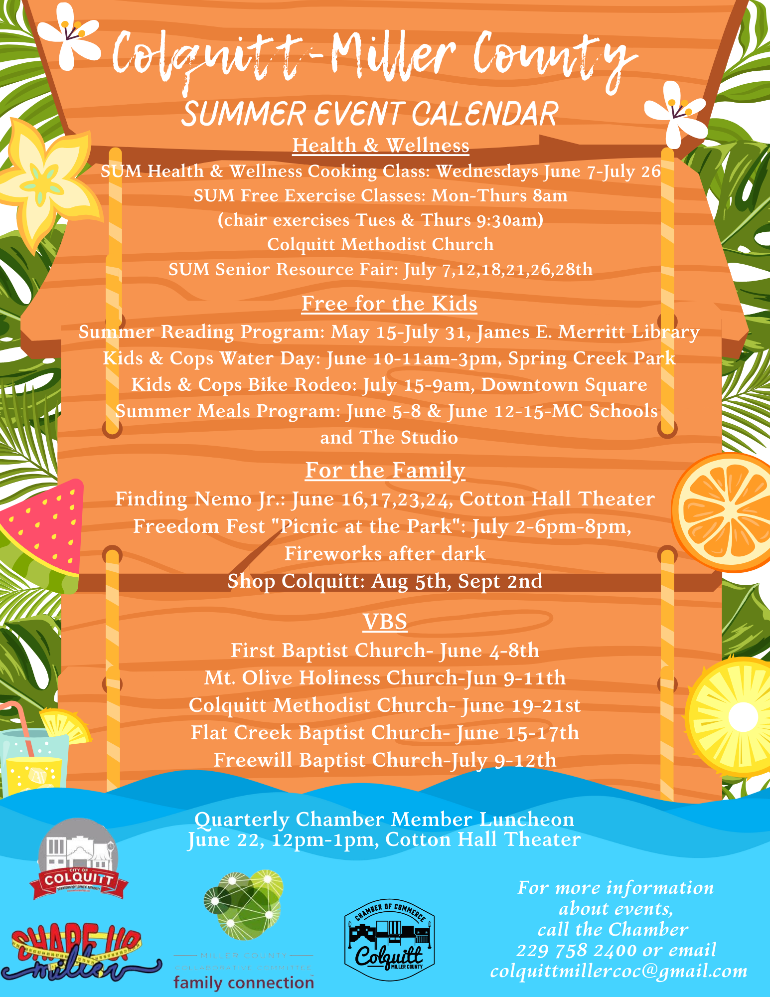 EVENTS – Colquitt-Miller Chamber of Commerce